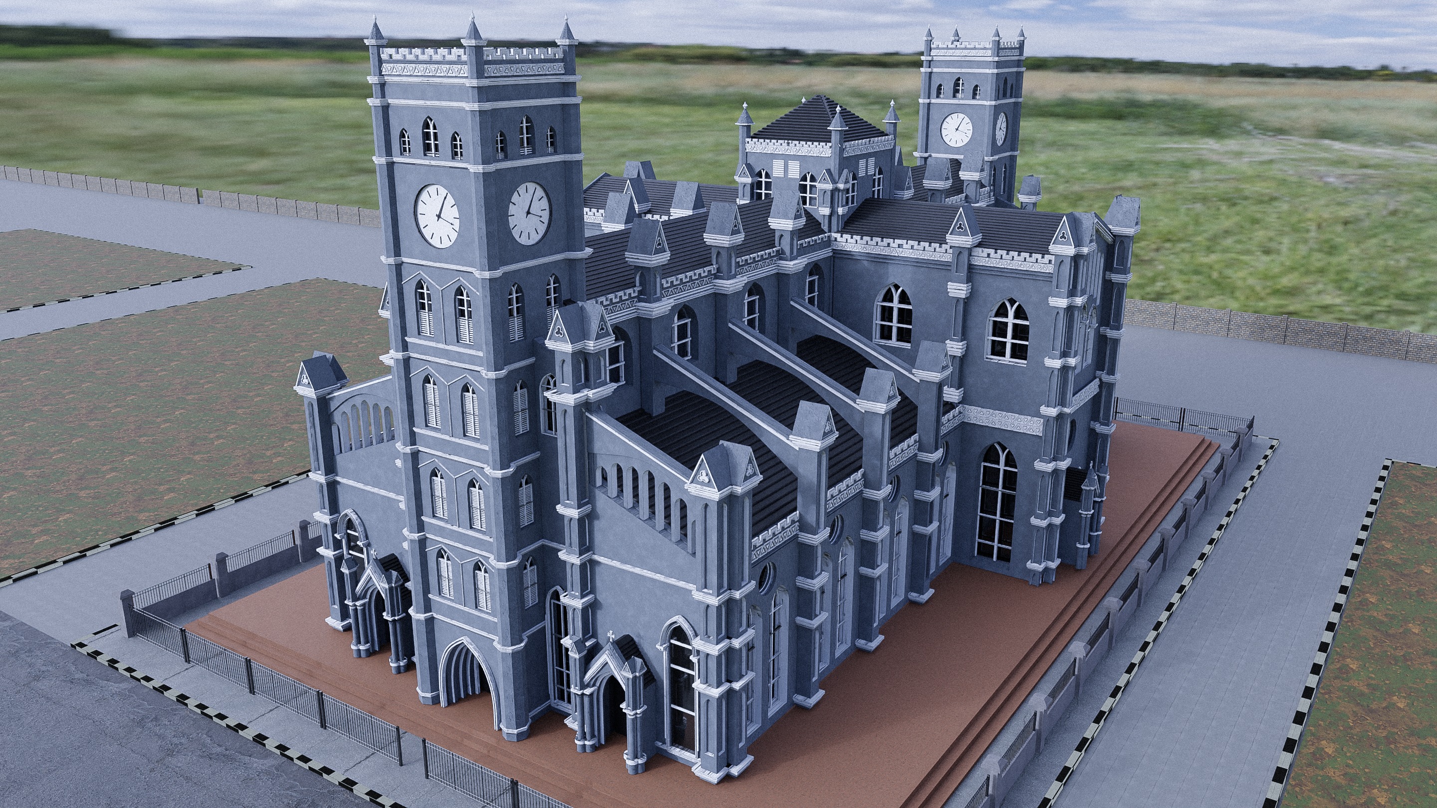 Cathedral Church of Christ Marina Lagos 3D model | CGTrader