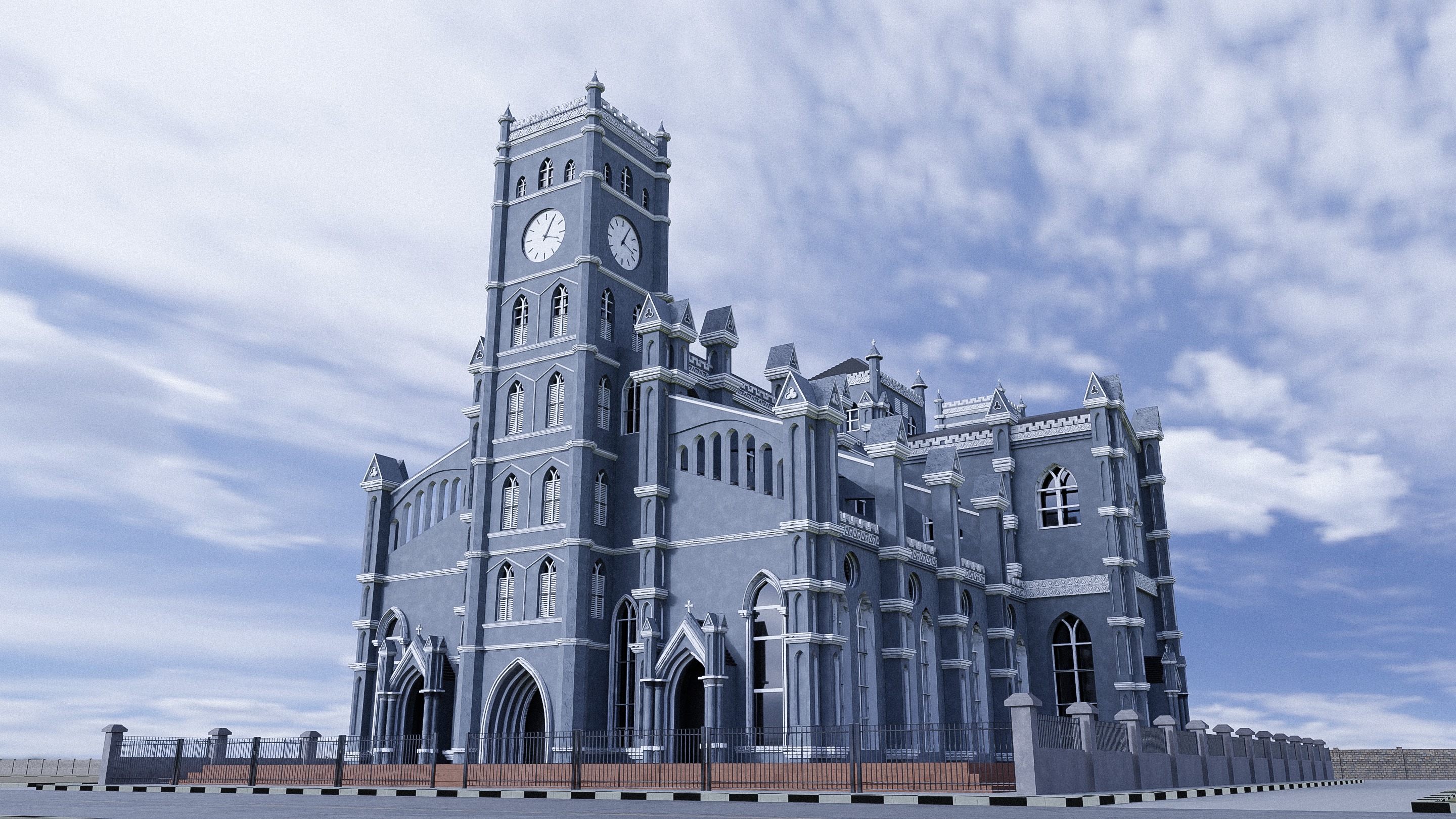 Cathedral Church of Christ Marina Lagos 3D model | CGTrader