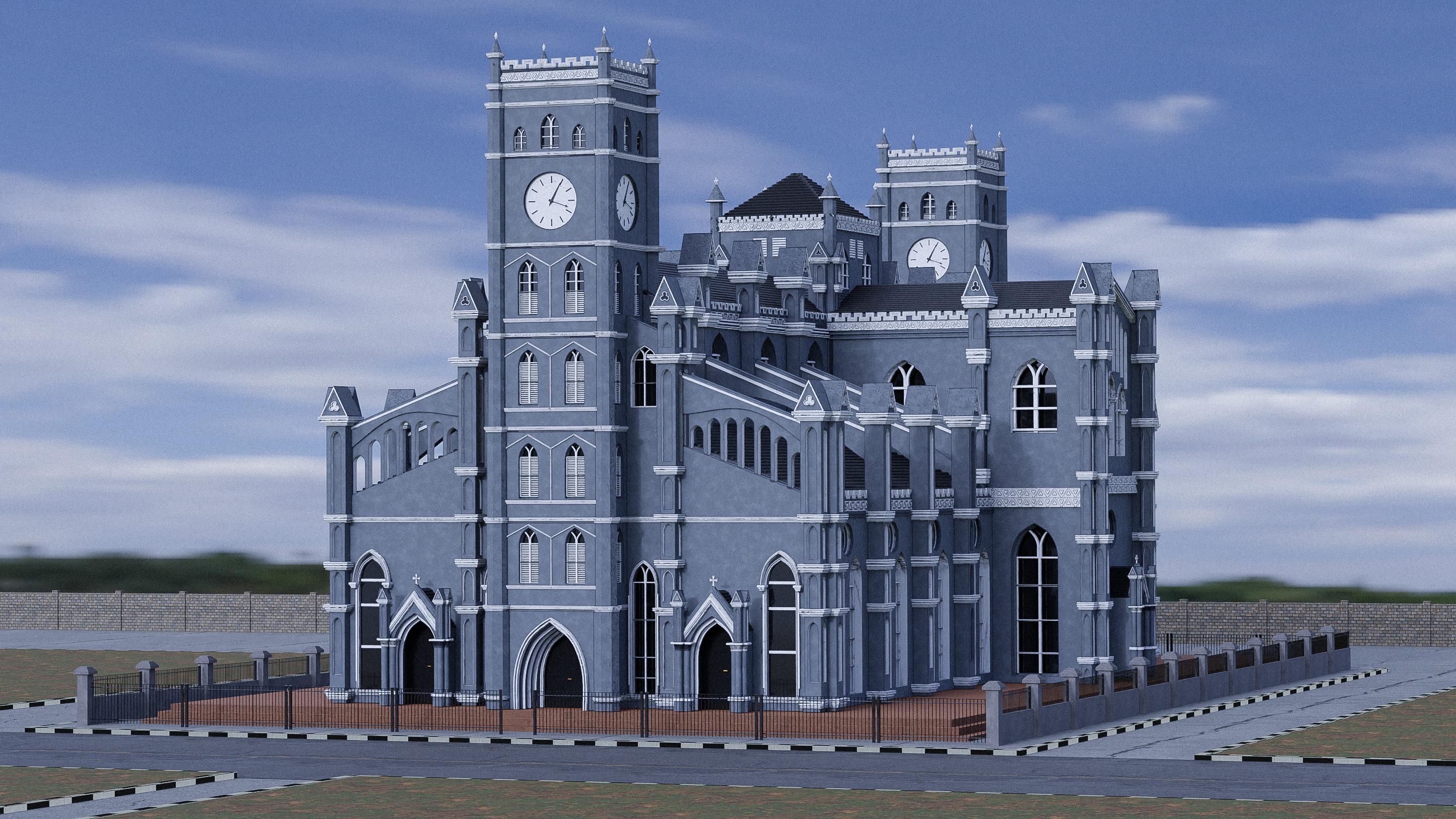 Cathedral Church of Christ Marina Lagos 3D model | CGTrader