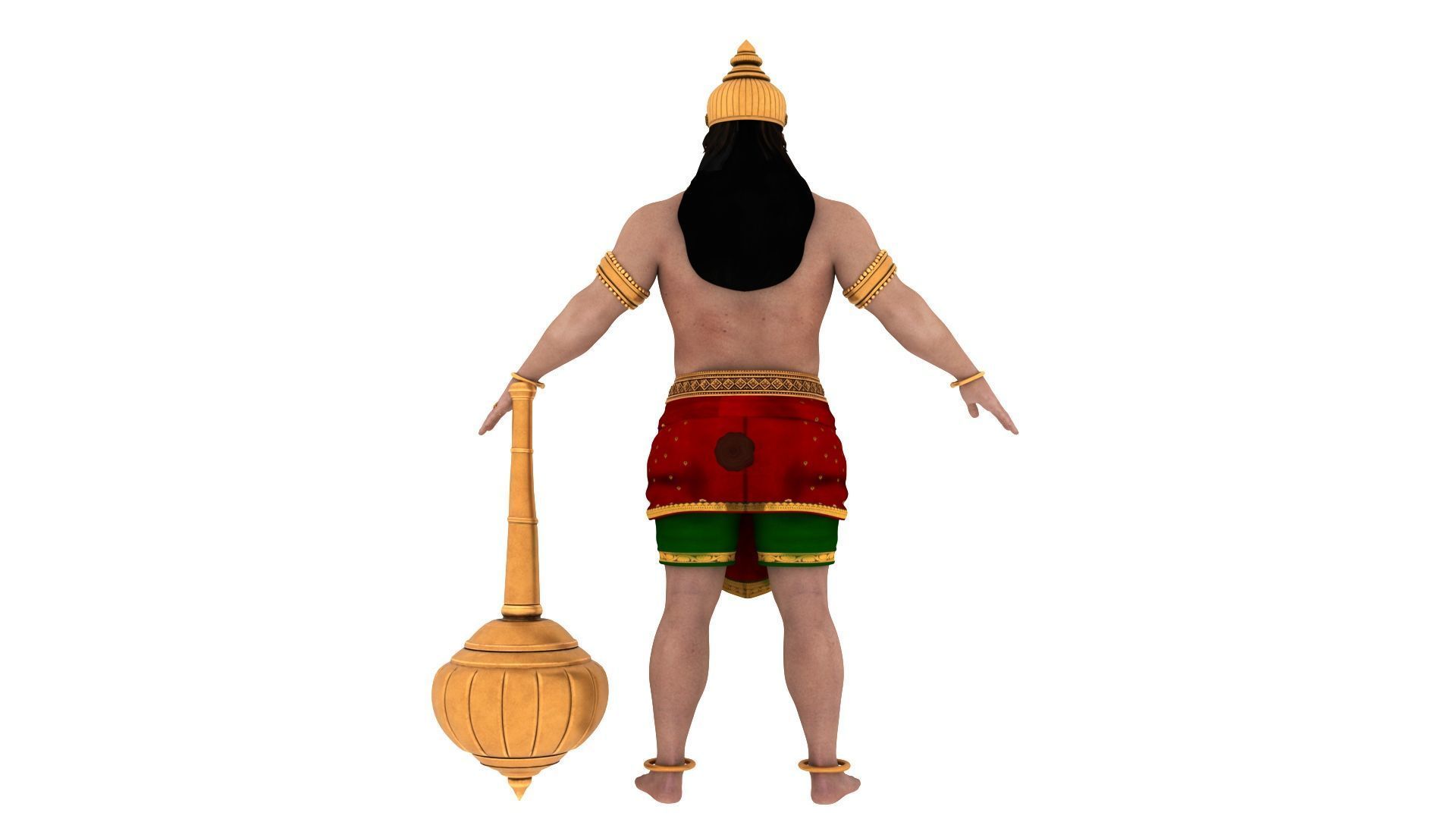 Hanuman t pose 3D model | CGTrader
