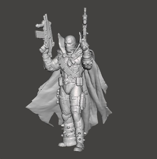 SPAWN COMMANDO MINIATURE MODEL FANTASY SCIFI SUPERHERO GAMES RPG 3D ...