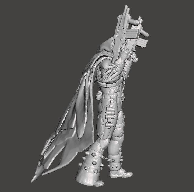 SPAWN COMMANDO MINIATURE MODEL FANTASY SCIFI SUPERHERO GAMES RPG 3D ...