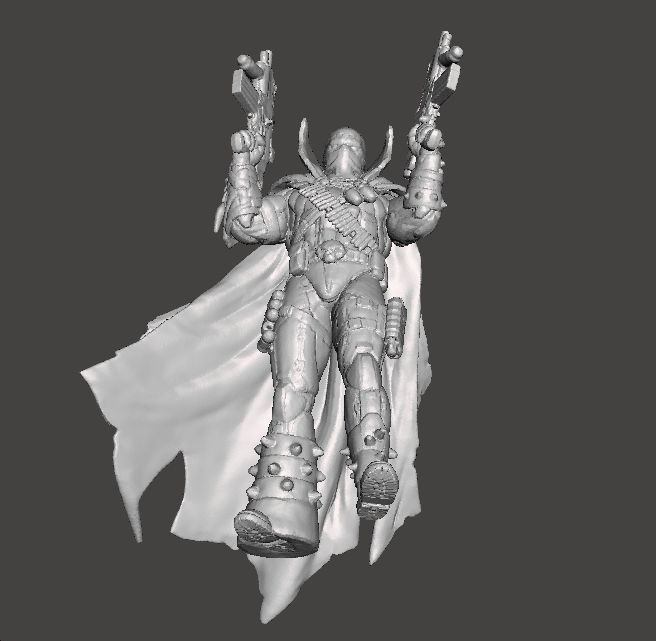 SPAWN COMMANDO MINIATURE MODEL FANTASY SCIFI SUPERHERO GAMES RPG 3D ...