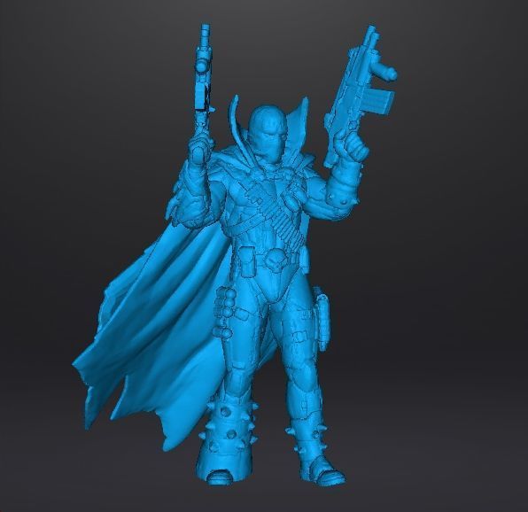 SPAWN COMMANDO MINIATURE MODEL FANTASY SCIFI SUPERHERO GAMES RPG 3D ...