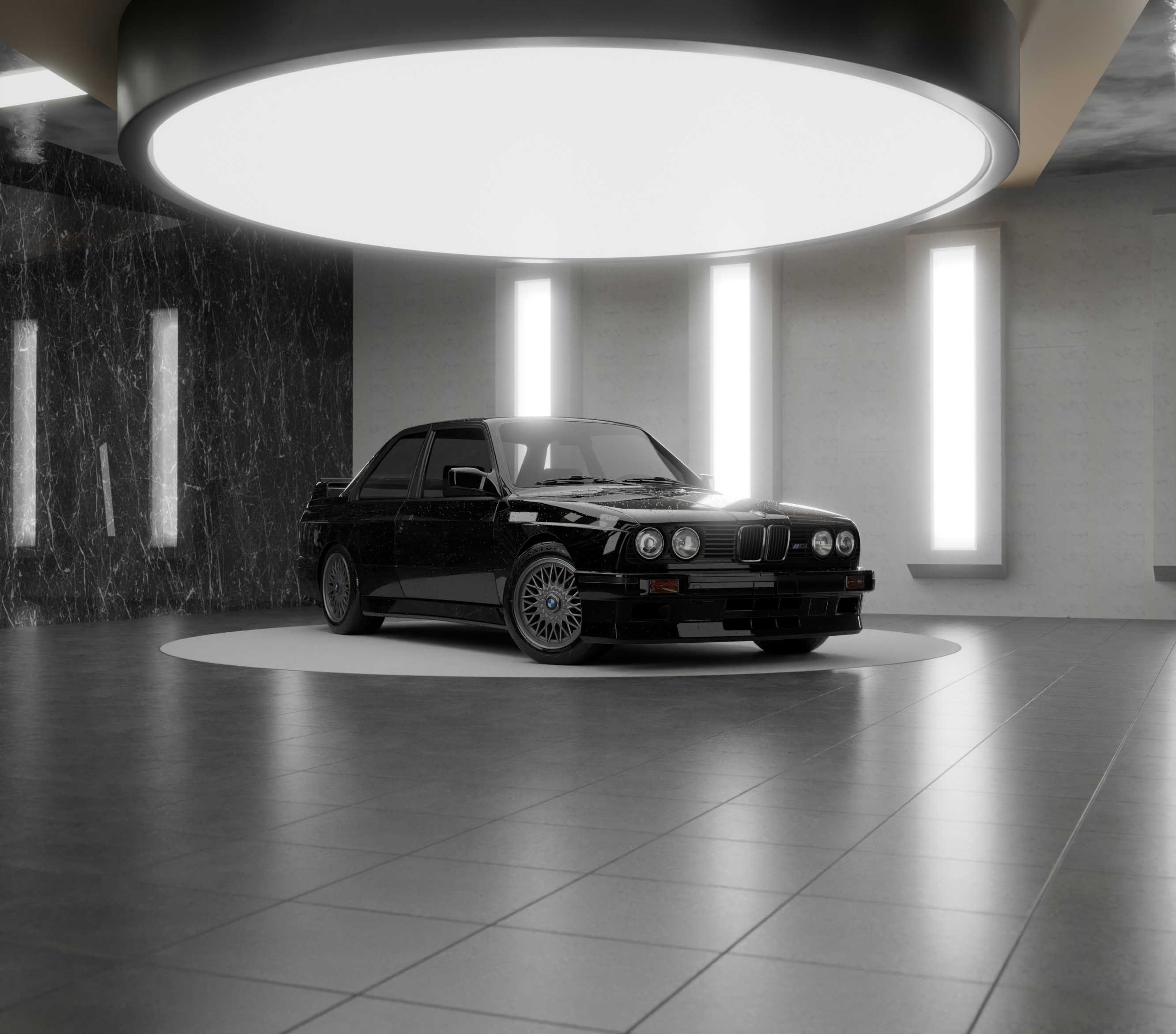 Garage Automotive Scene Blender free VR / AR / low-poly 3D model | CGTrader