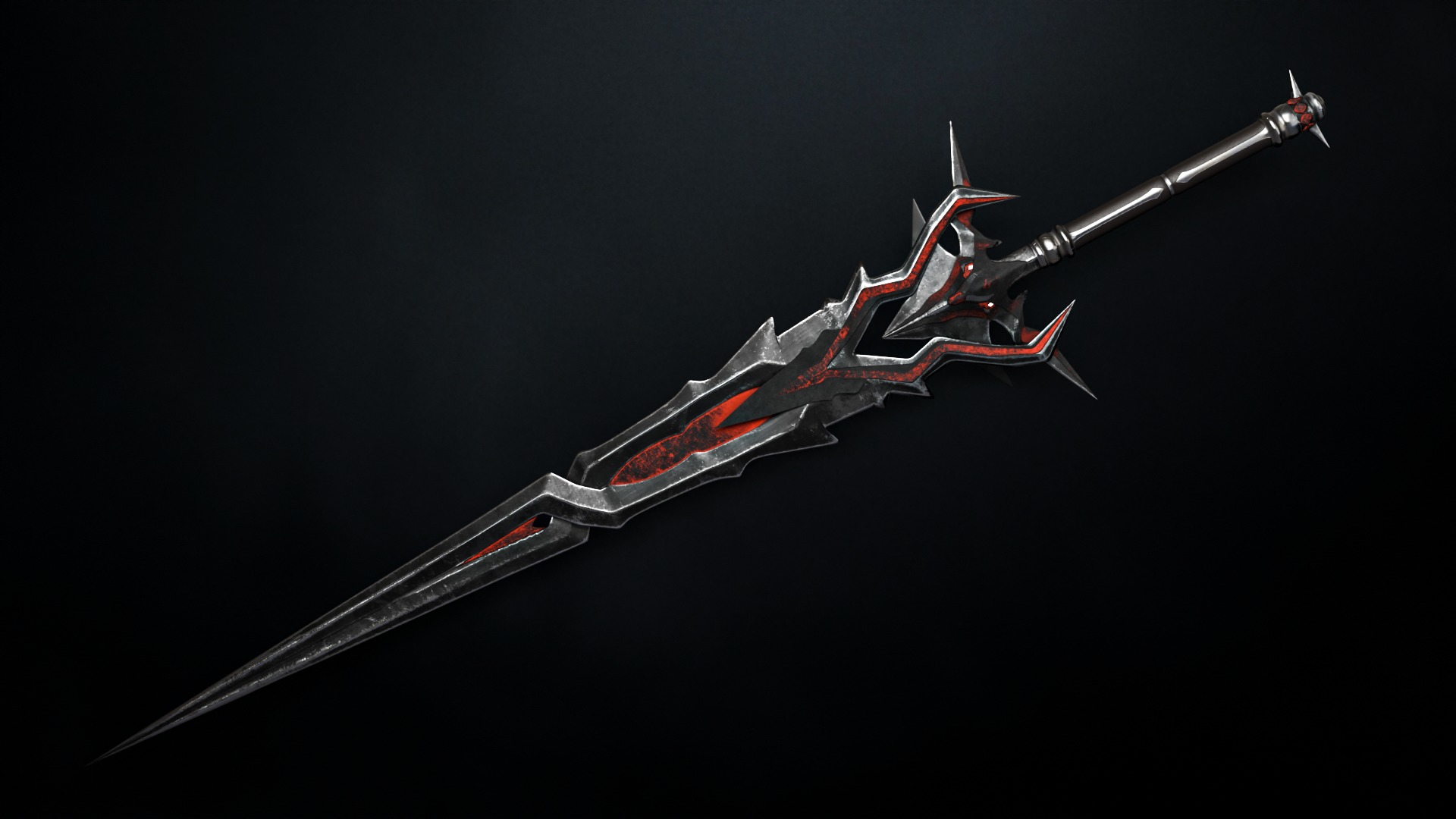 Demonic Sword 3D Model 3D model | CGTrader