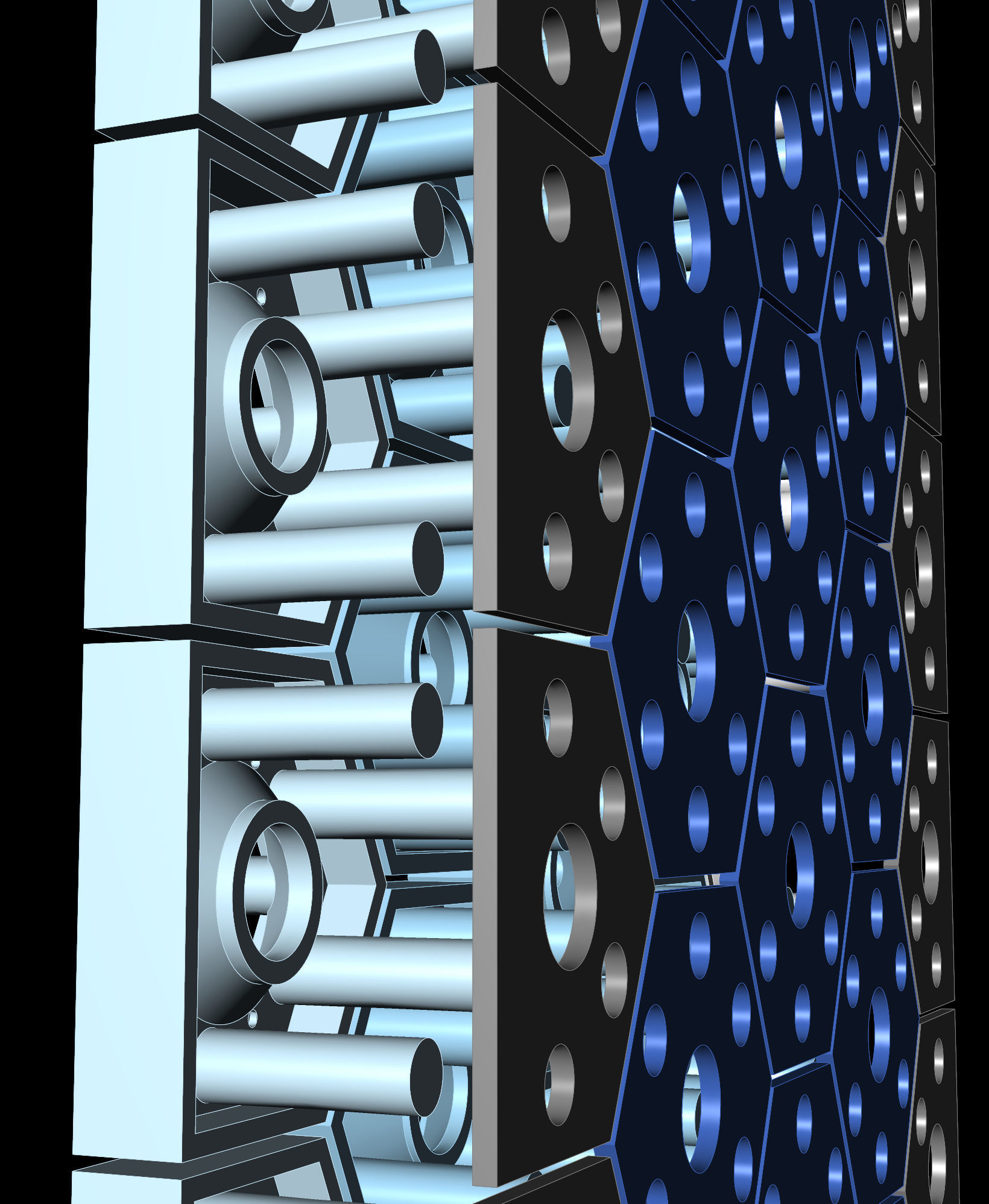 Italian hexagon bracelet CAD file 3D model 3D printable | CGTrader