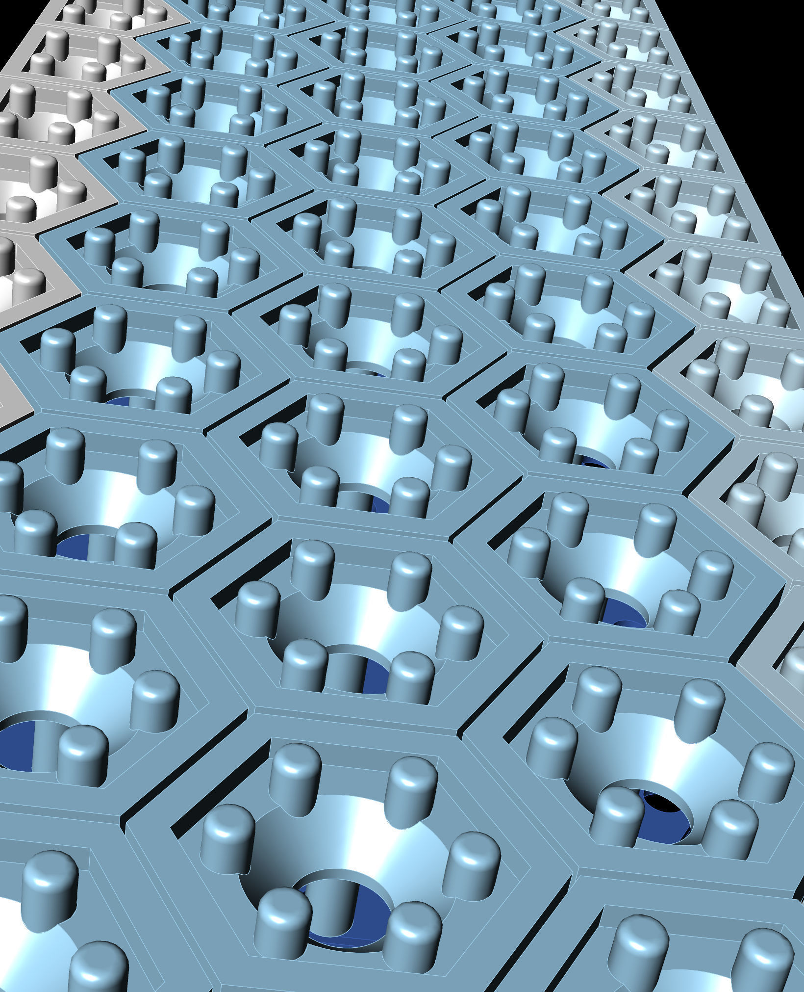 Italian hexagon bracelet CAD file 3D model 3D printable | CGTrader