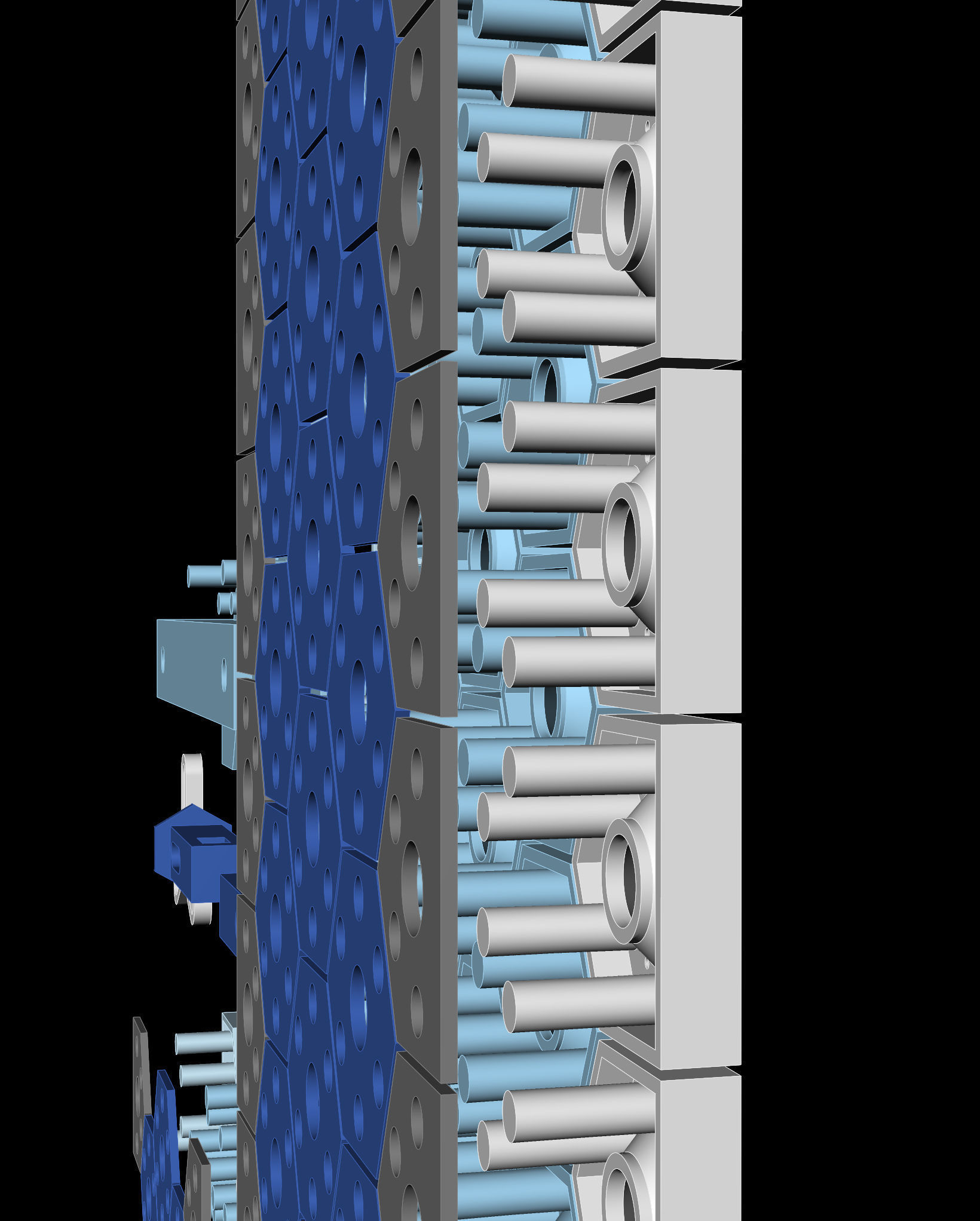 Italian hexagon bracelet CAD file 3D model 3D printable | CGTrader