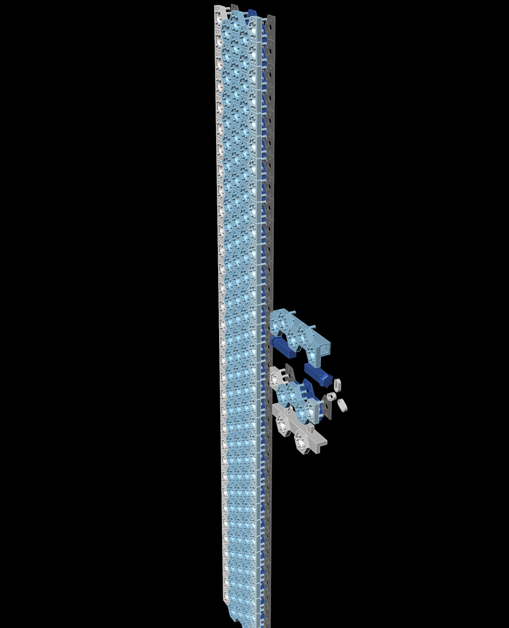 Italian hexagon bracelet CAD file 3D model 3D printable | CGTrader