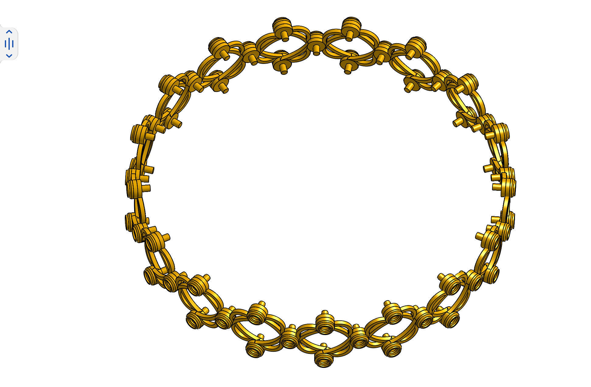 Bangle into ring cad file 3D model 3D printable | CGTrader