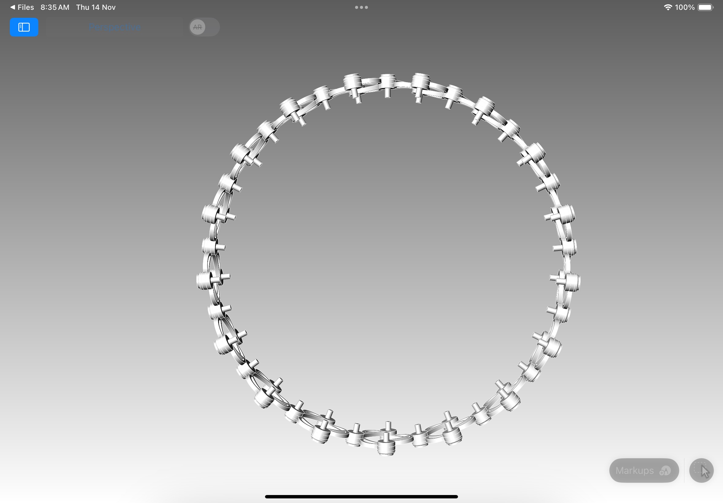 Bangle into ring cad file 3D model 3D printable | CGTrader