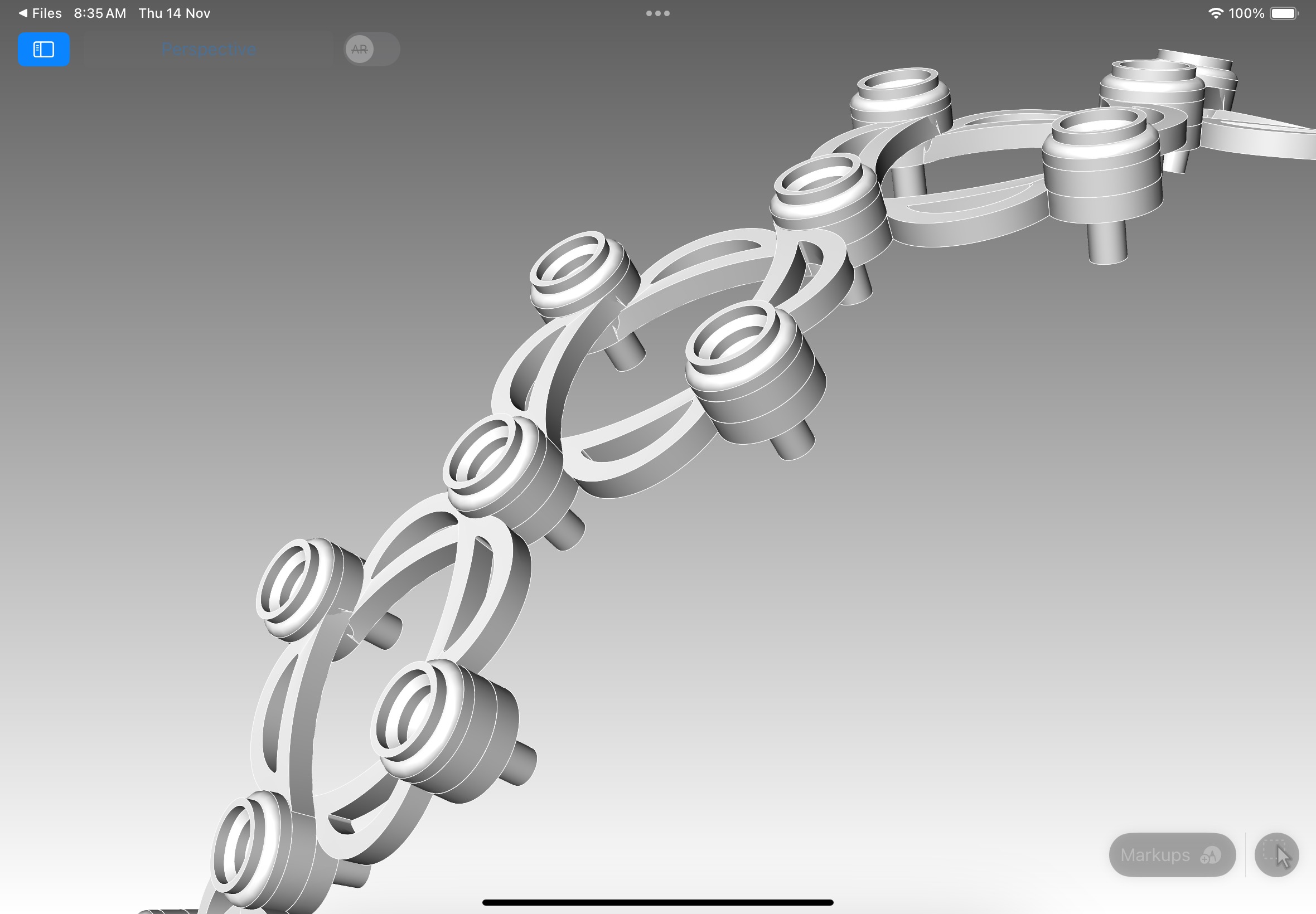 Bangle into ring cad file 3D model 3D printable | CGTrader