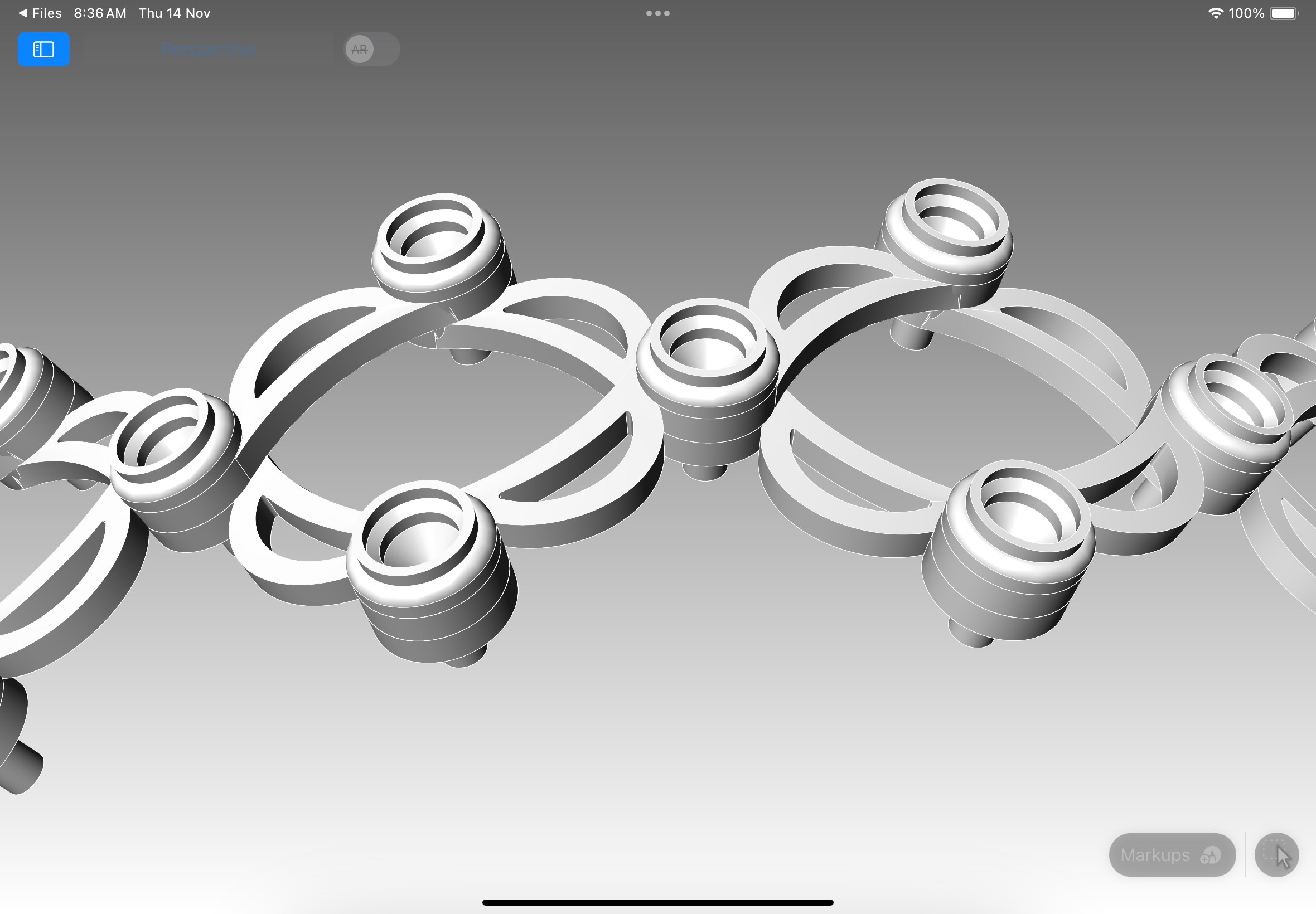 Bangle into ring cad file 3D model 3D printable | CGTrader