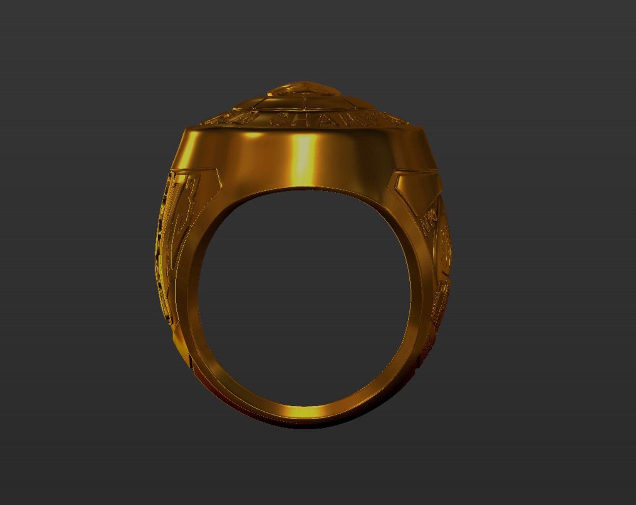 Uncut gems Howard Ratner ring 3D model 3D printable | CGTrader