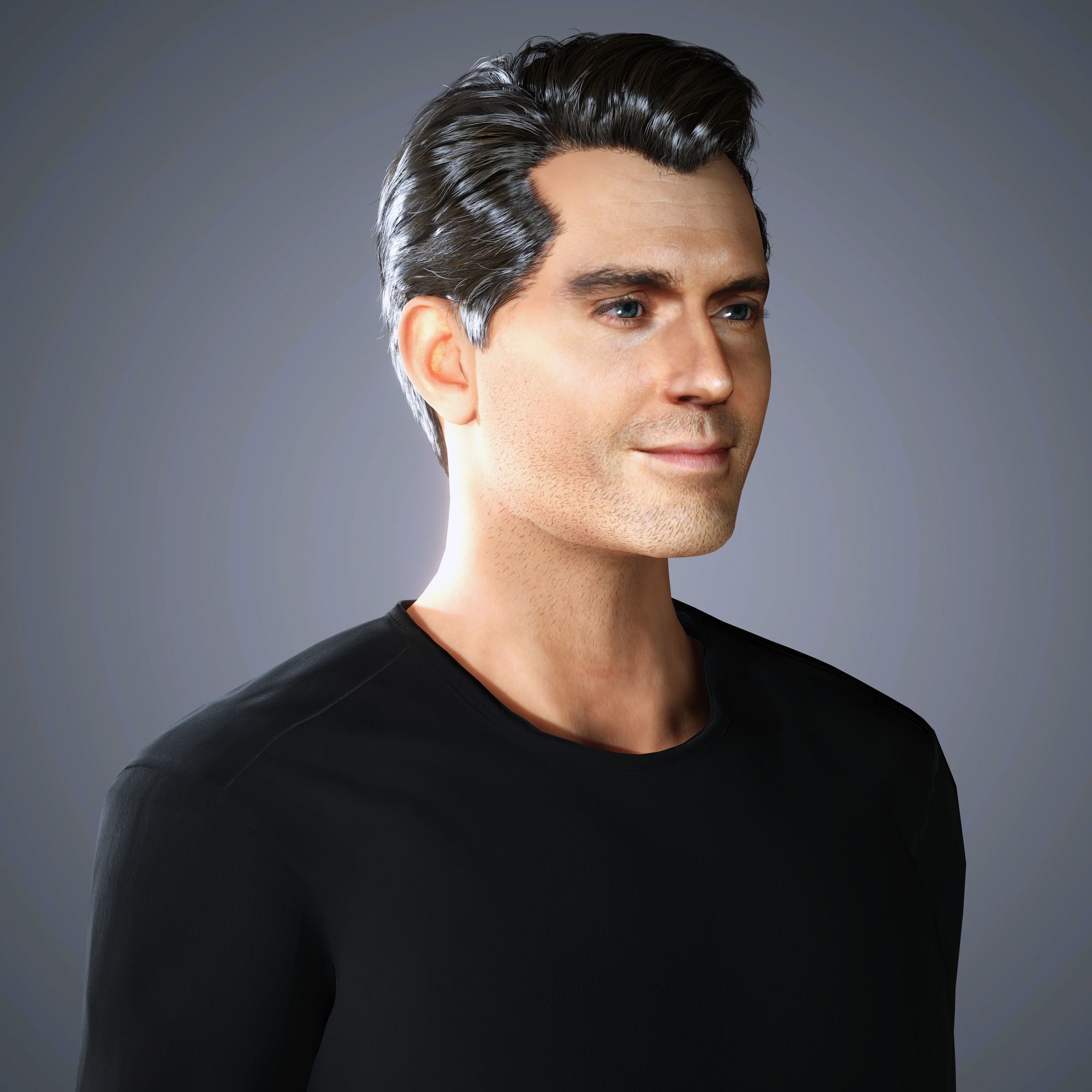 3D model Henry Cavill Character VR / AR / low-poly | CGTrader