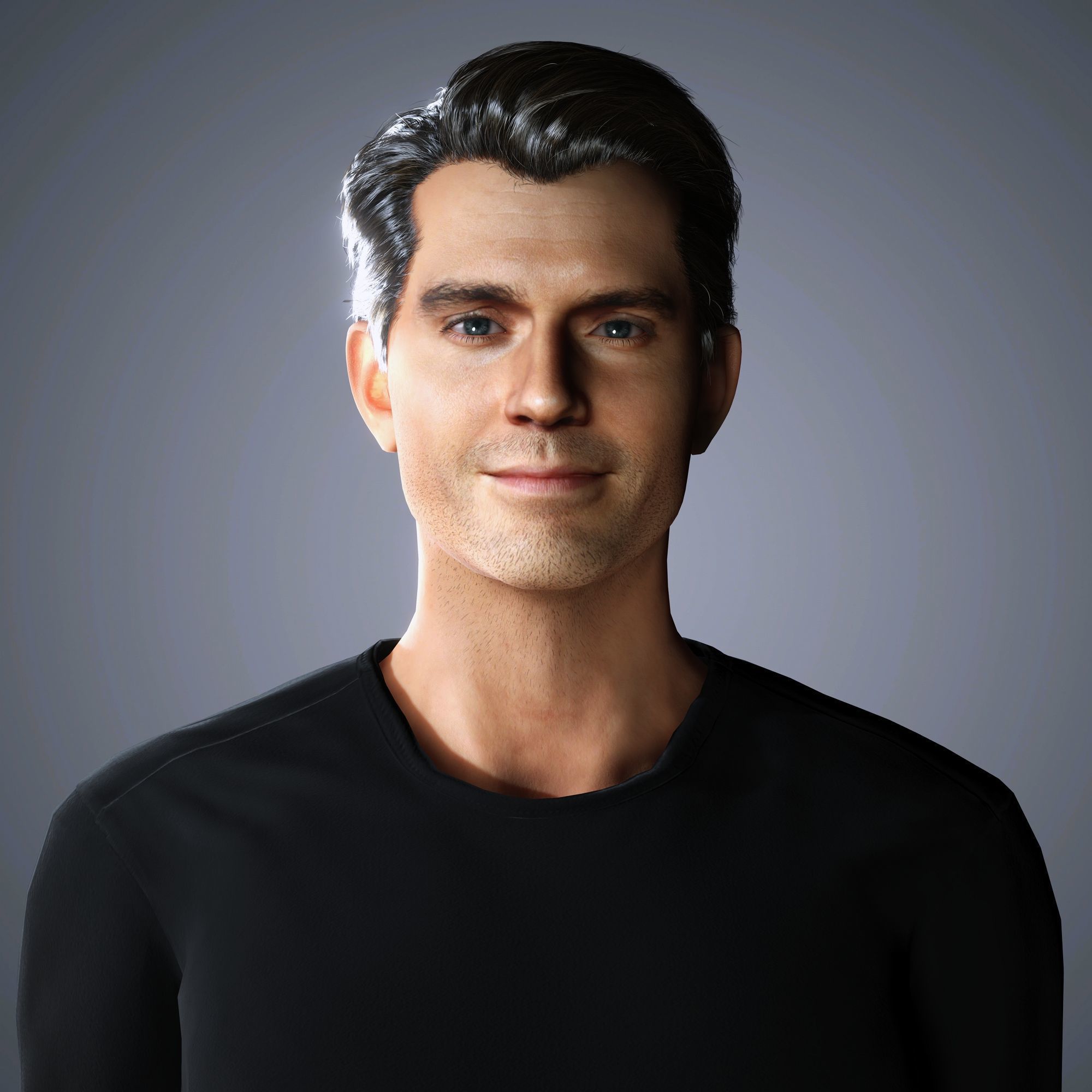 3D model Henry Cavill Character VR / AR / low-poly | CGTrader