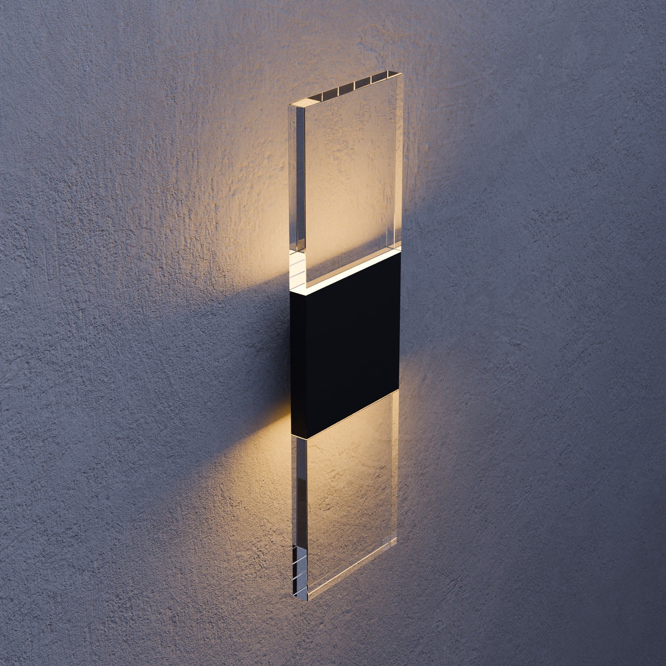 Simple Wall Light free 3D model | CGTrader