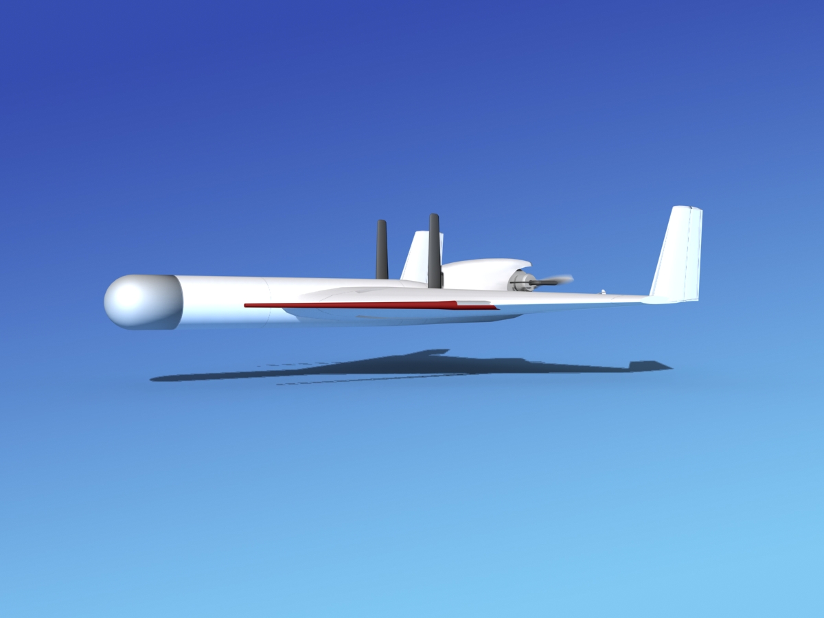 Harpy 1 UAV 3D model rigged | CGTrader