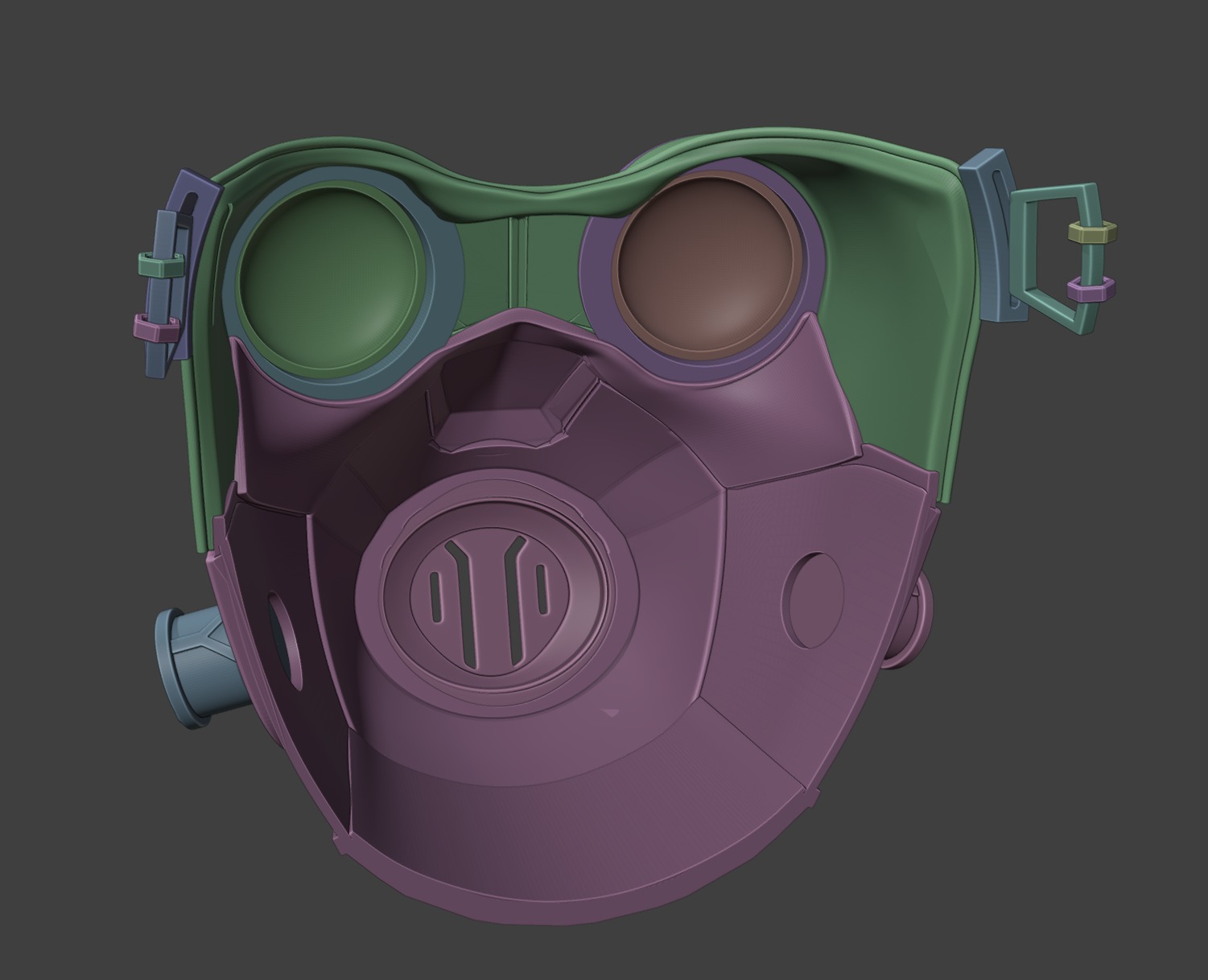 Enforcer Arcane Vi GAS MASK cosplay 3D model 3D printable | CGTrader