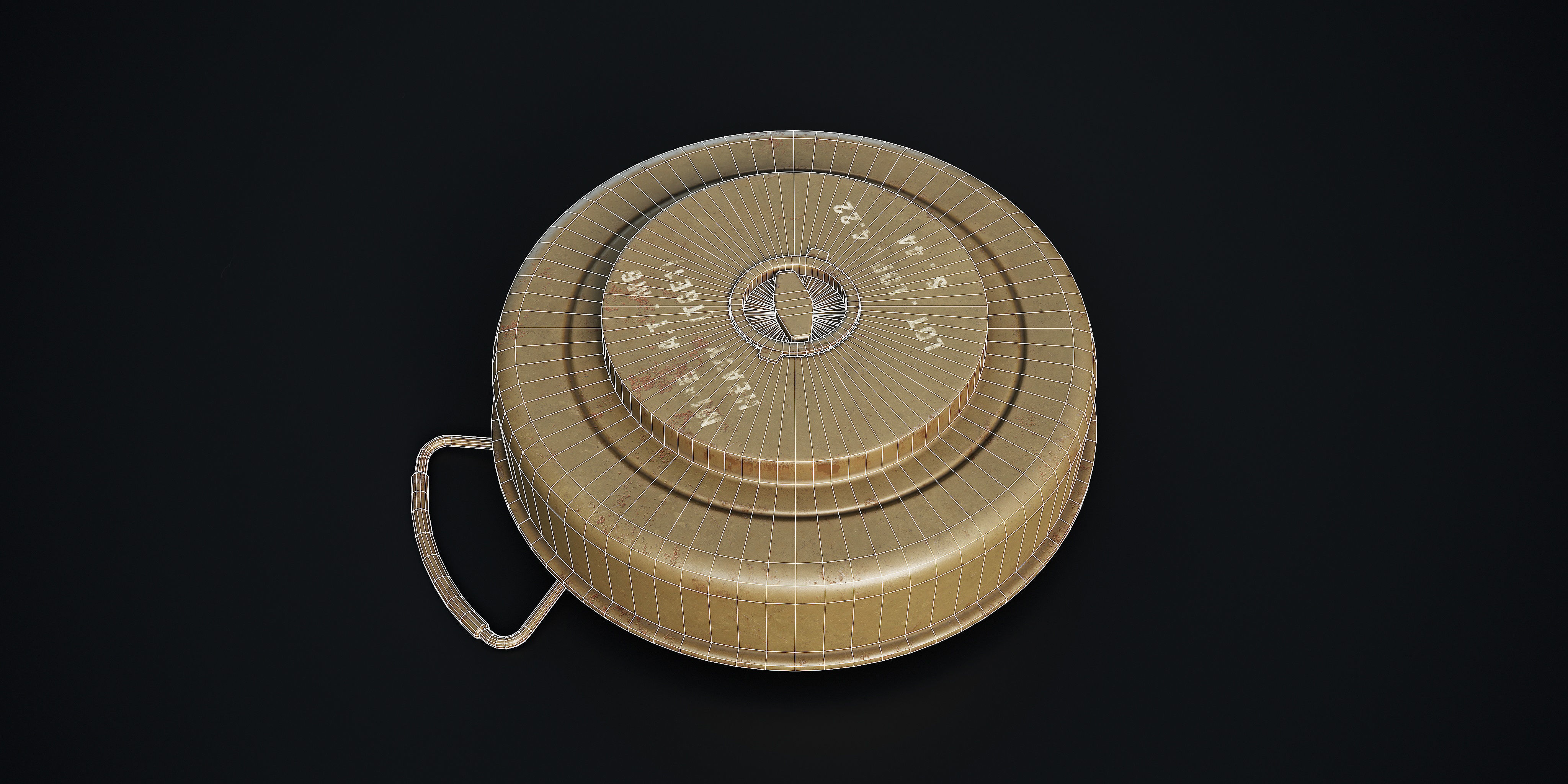 3D model WW2 M6 Mine VR / AR / low-poly | CGTrader