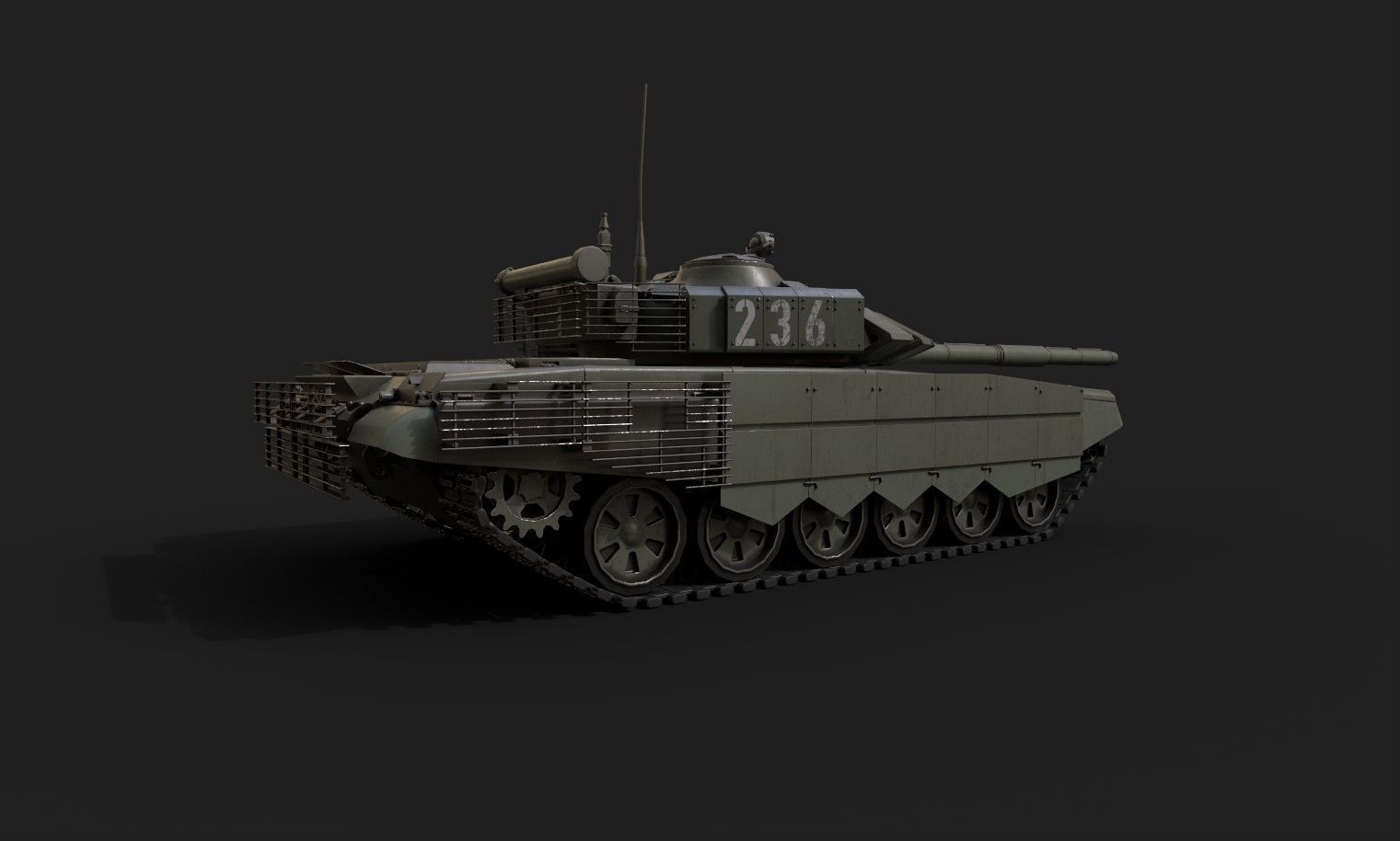 3D model T-72 B3 Main Battle Tank VR / AR / low-poly | CGTrader