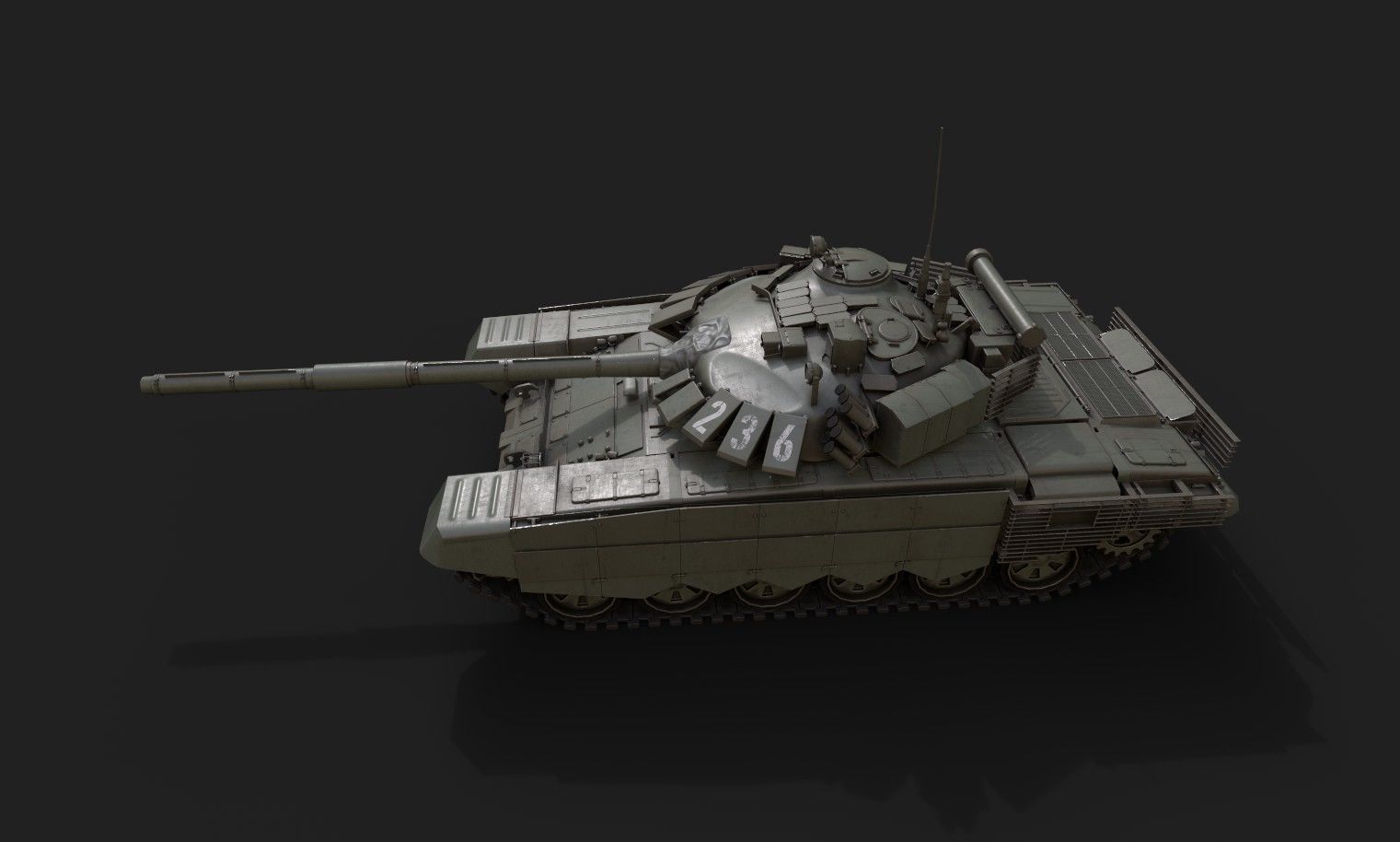 3D model T-72 B3 Main Battle Tank VR / AR / low-poly | CGTrader