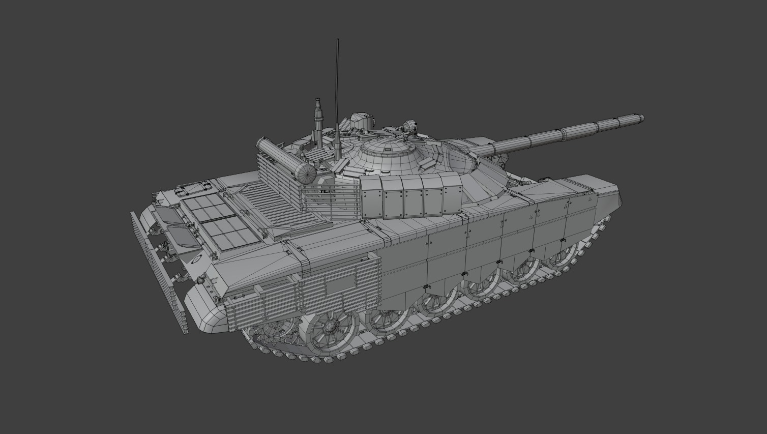 3D model T-72 B3 Main Battle Tank VR / AR / low-poly | CGTrader