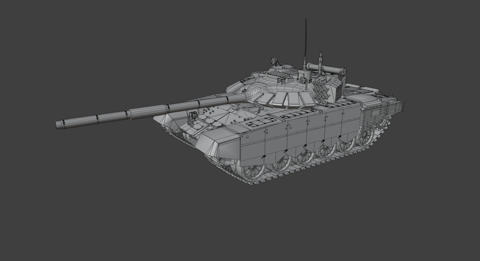 3D model T-72 B3 Main Battle Tank VR / AR / low-poly | CGTrader