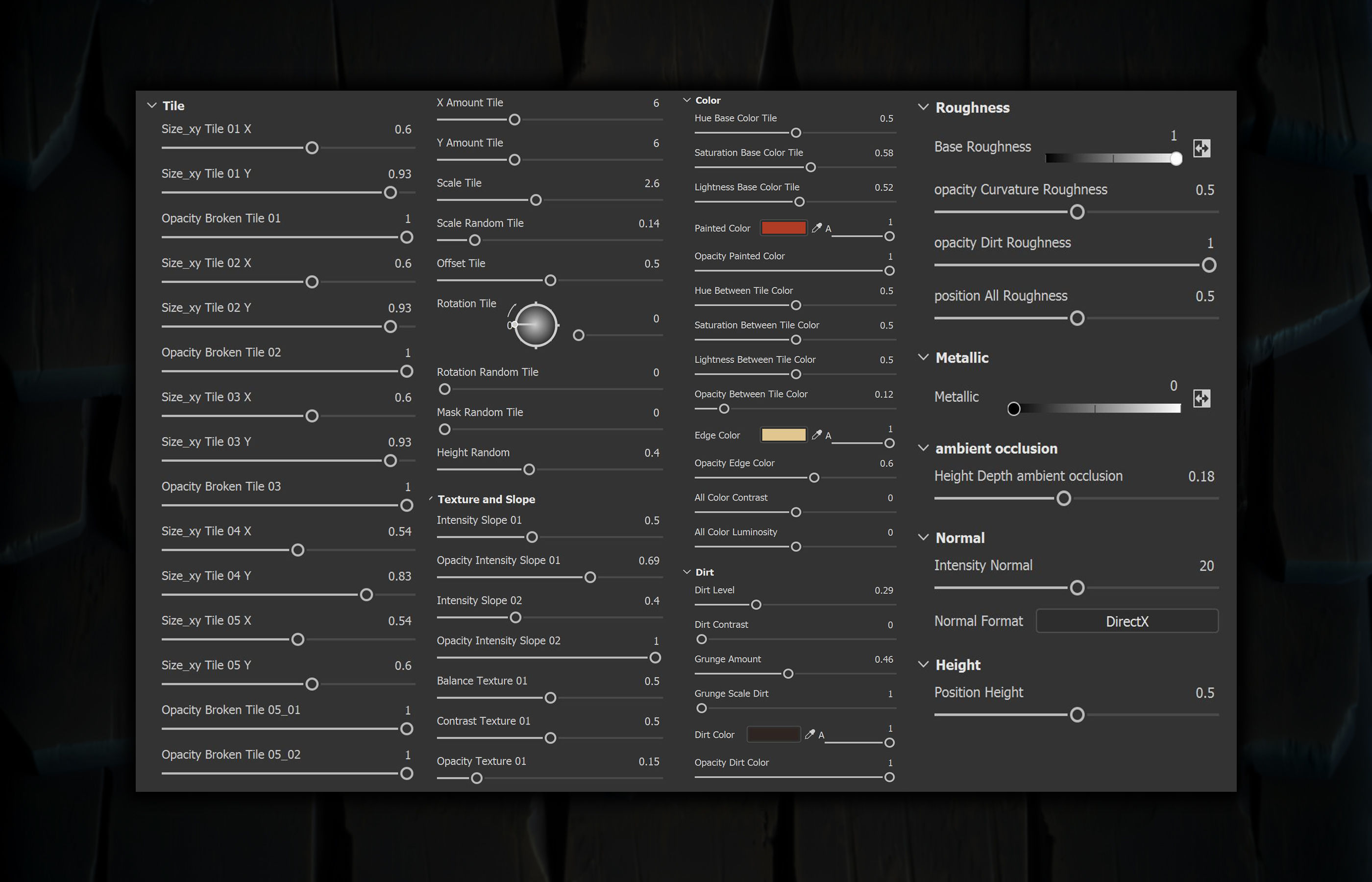 Roof tiles Stylized - VOL 03 - SBsar - Maps Texture | CGTrader