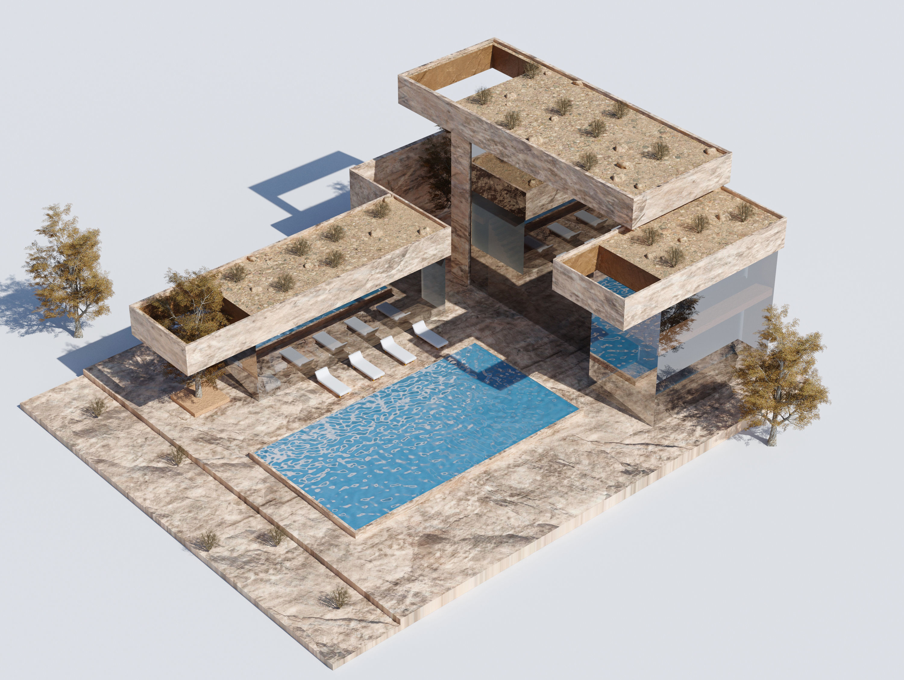 Gidori - Neom saudi arabia 3D model | CGTrader