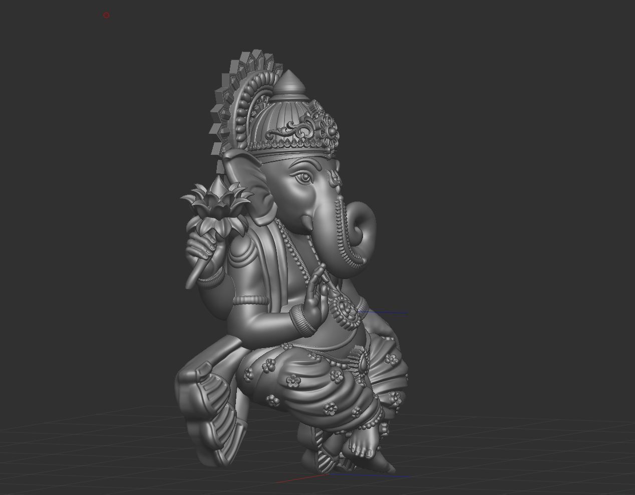 Ganesha Indian God 3D model 3D printable | CGTrader