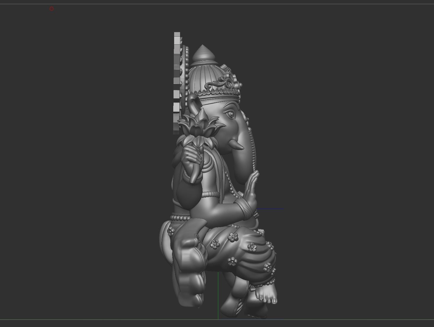 Ganesha Indian God 3D model 3D printable | CGTrader