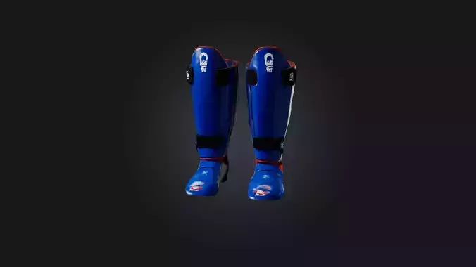 3D model Shin Guards VR / AR / low-poly | CGTrader