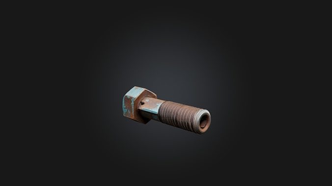 3D model Rusted Bolt VR / AR / low-poly | CGTrader