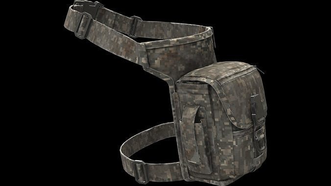 leg pouch 01 3D model | CGTrader