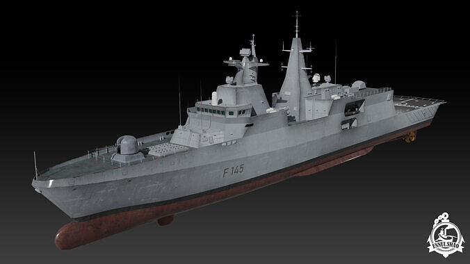 3D model MEKO A200 Valor class frigate VR / AR / low-poly | CGTrader