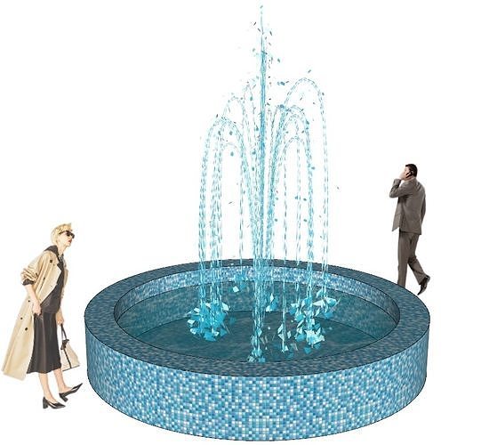 Fountain free 3D model | CGTrader