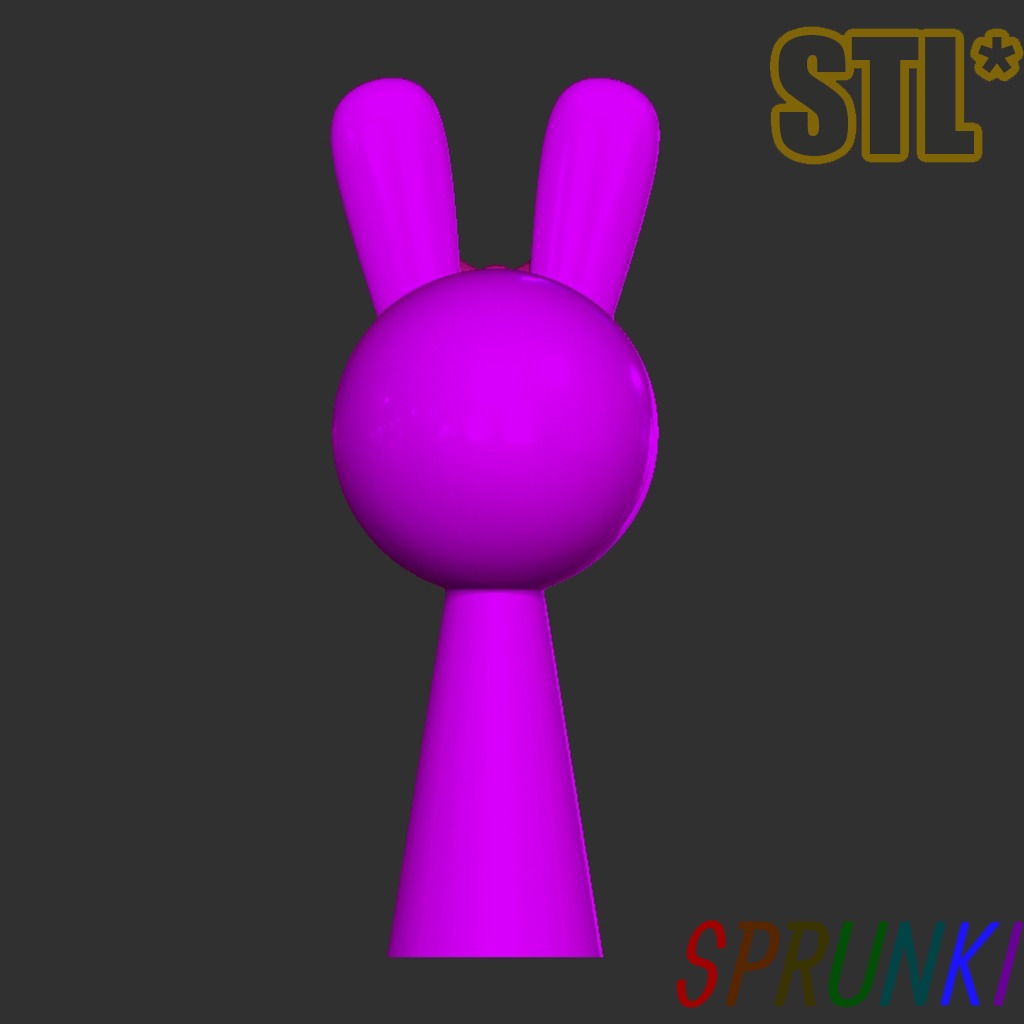 Sprunki Incredibox Pinki STL 3D Character Fanart 3D model 3D printable ...