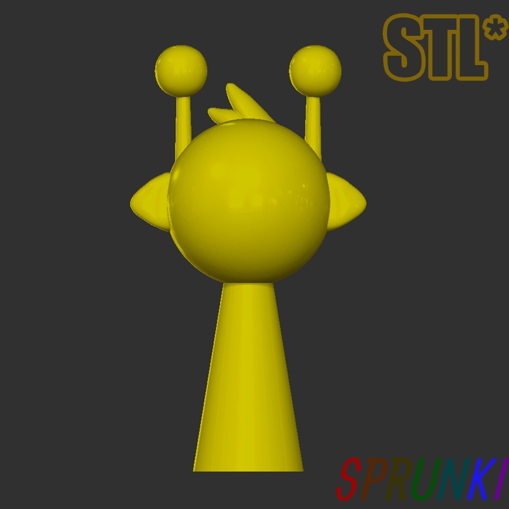 Sprunki Incredibox Simon STL 3D Character Fanart 3D model 3D printable ...