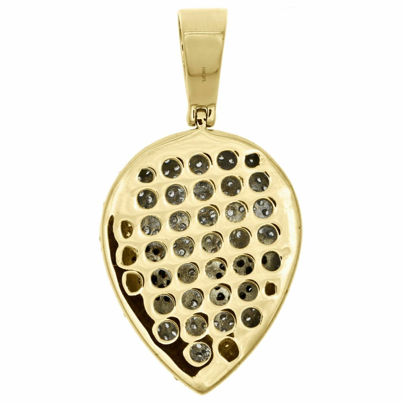 ALIEN FACE EMOJI OVAL DIAMOND PENDANT 3D model 3D printable | CGTrader