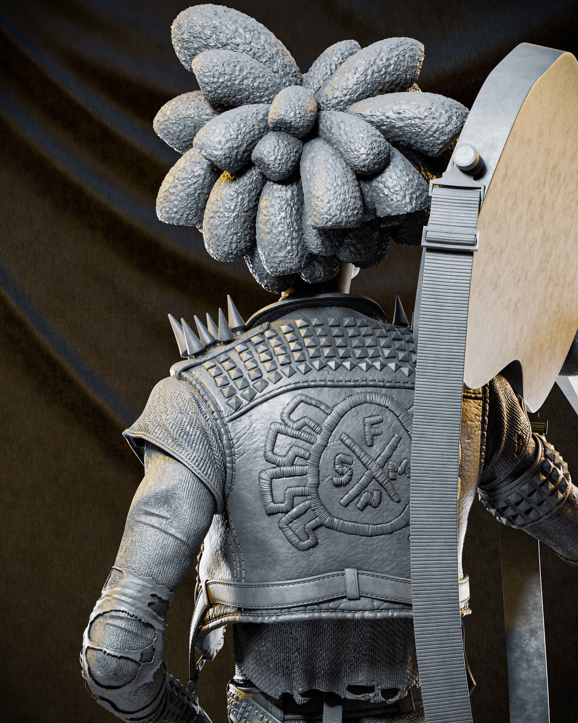 Spider Punk 3D Print 3D model 3D printable | CGTrader