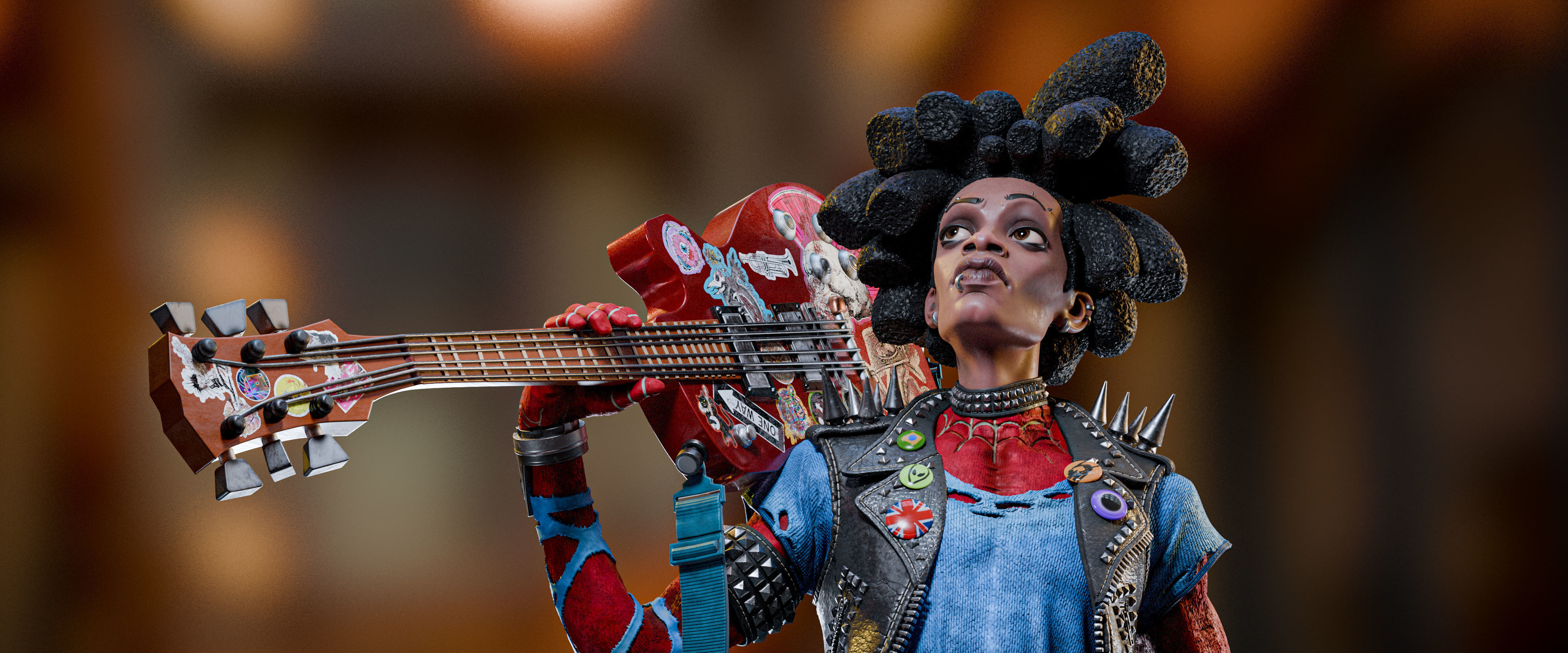 Spider Punk 3D Print 3D model 3D printable | CGTrader