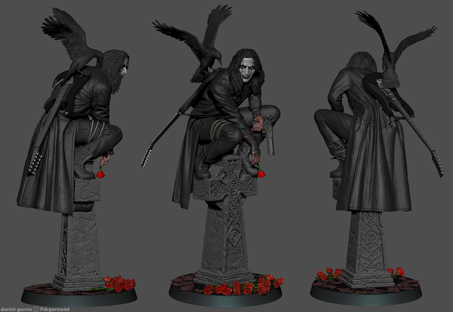The Crow 3D Print 3D model 3D printable | CGTrader