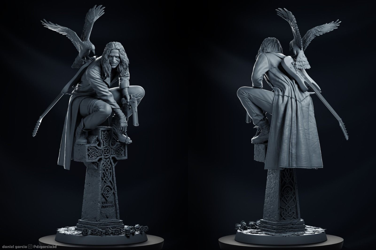 The Crow 3D Print 3D model 3D printable | CGTrader