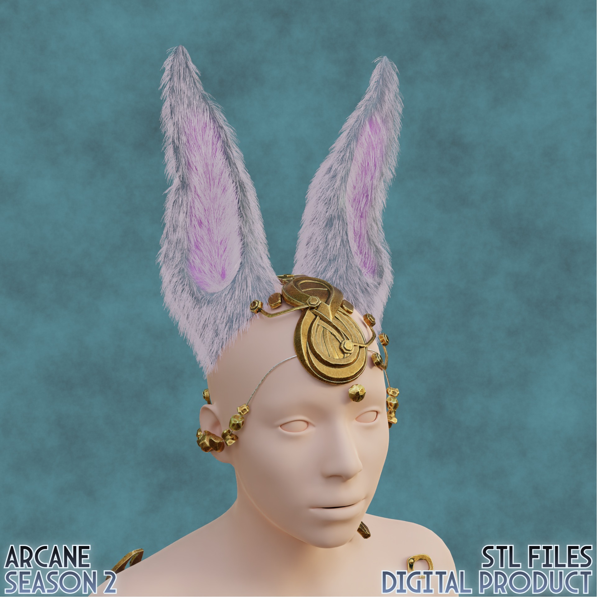 Lest Jewelry Accessories Cosplay Set Arcane League of Legends 3D model ...