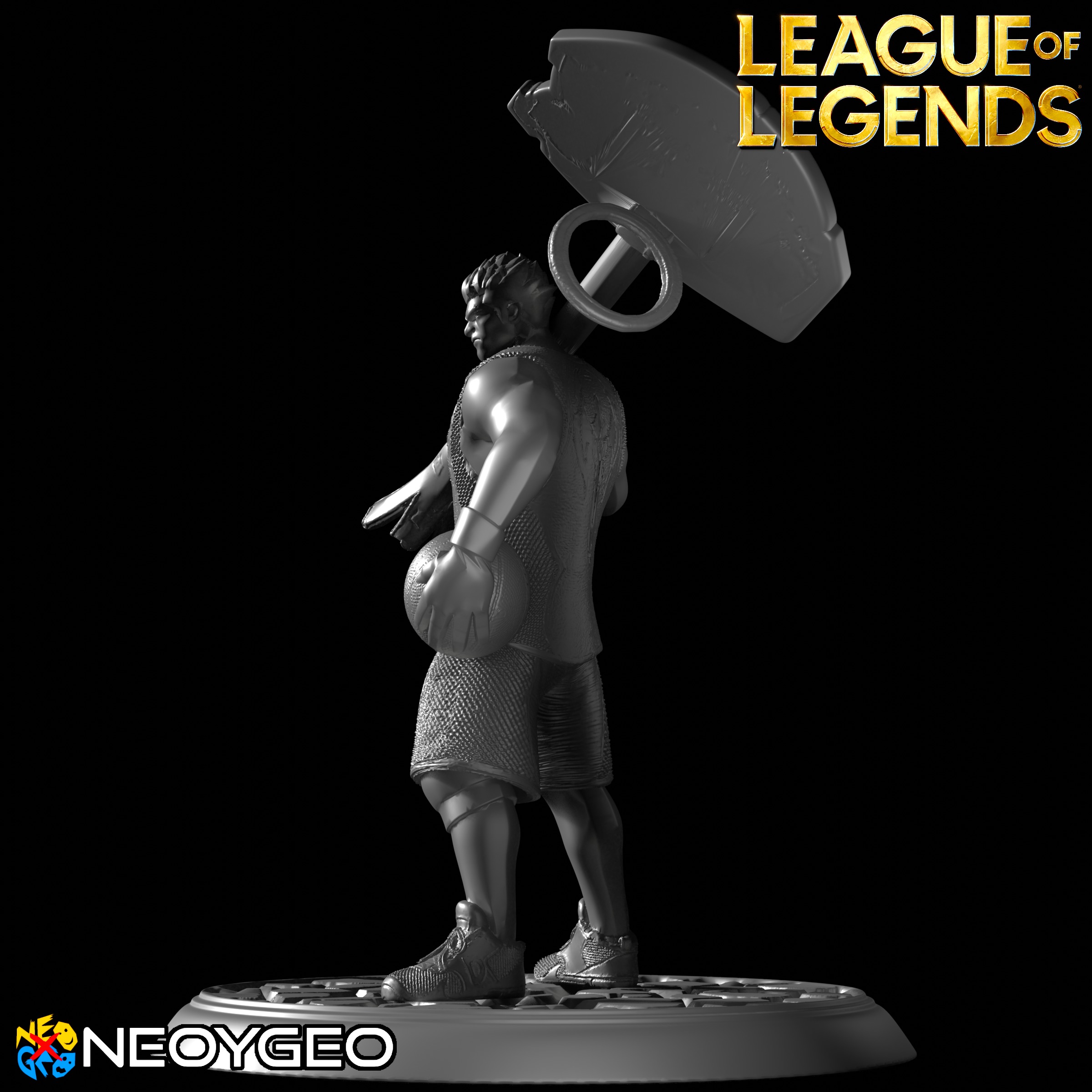 DARIUS DUNKMASTER - LEAGUE OF LEGENDS 3D model 3D printable | CGTrader