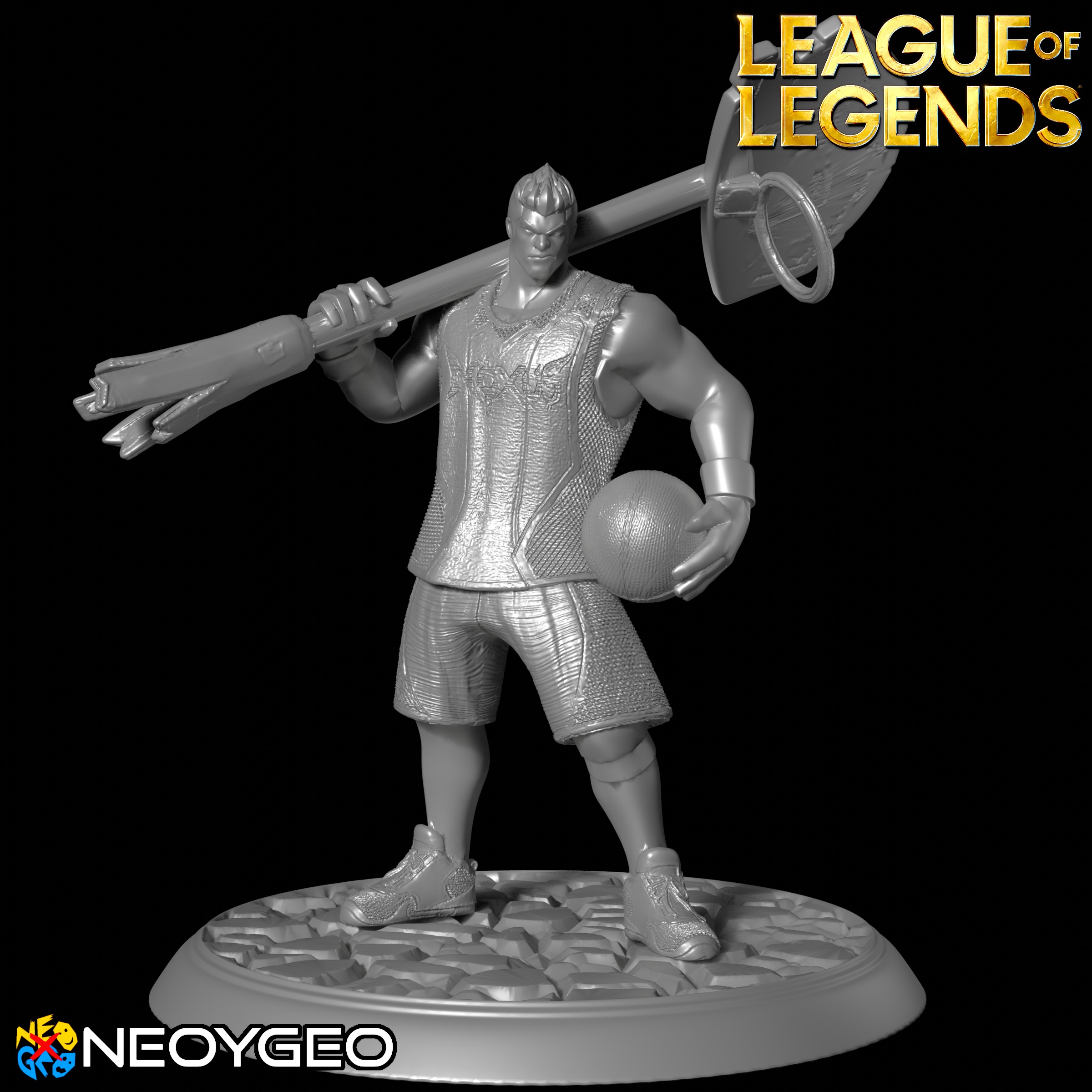 DARIUS DUNKMASTER - LEAGUE OF LEGENDS 3D model 3D printable | CGTrader