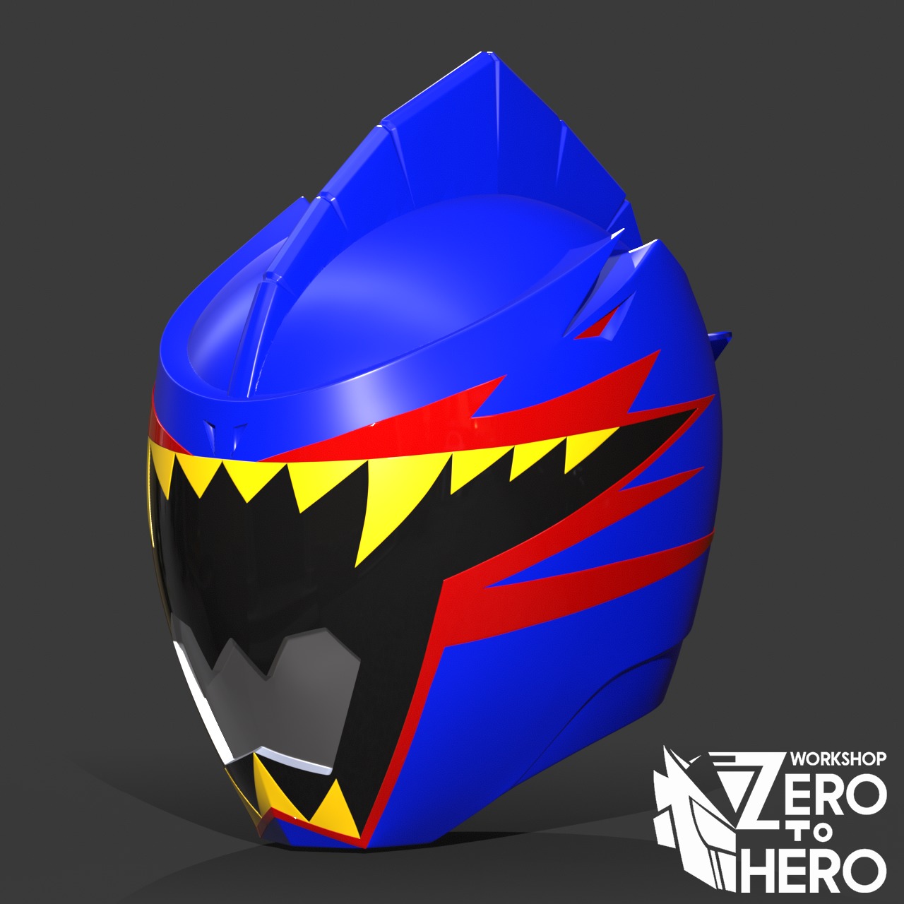 Power Rangers Dino Charge Talon-Deathryuger Helmet 3D model 3D ...