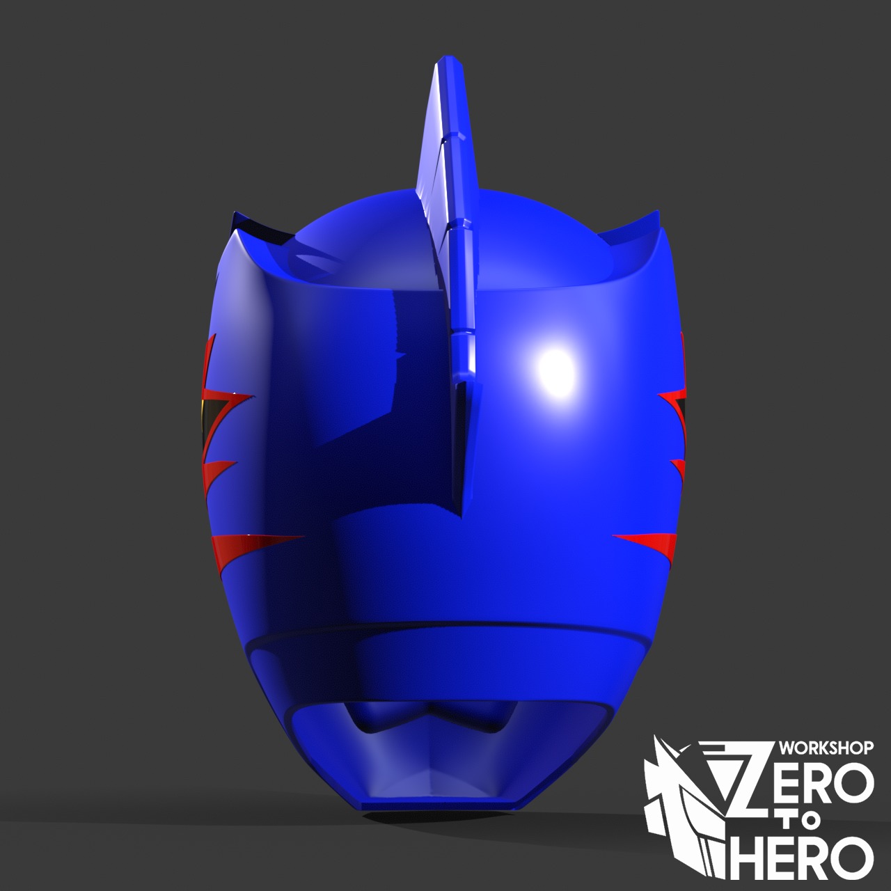 Power Rangers Dino Charge Talon-Deathryuger Helmet 3D model 3D ...